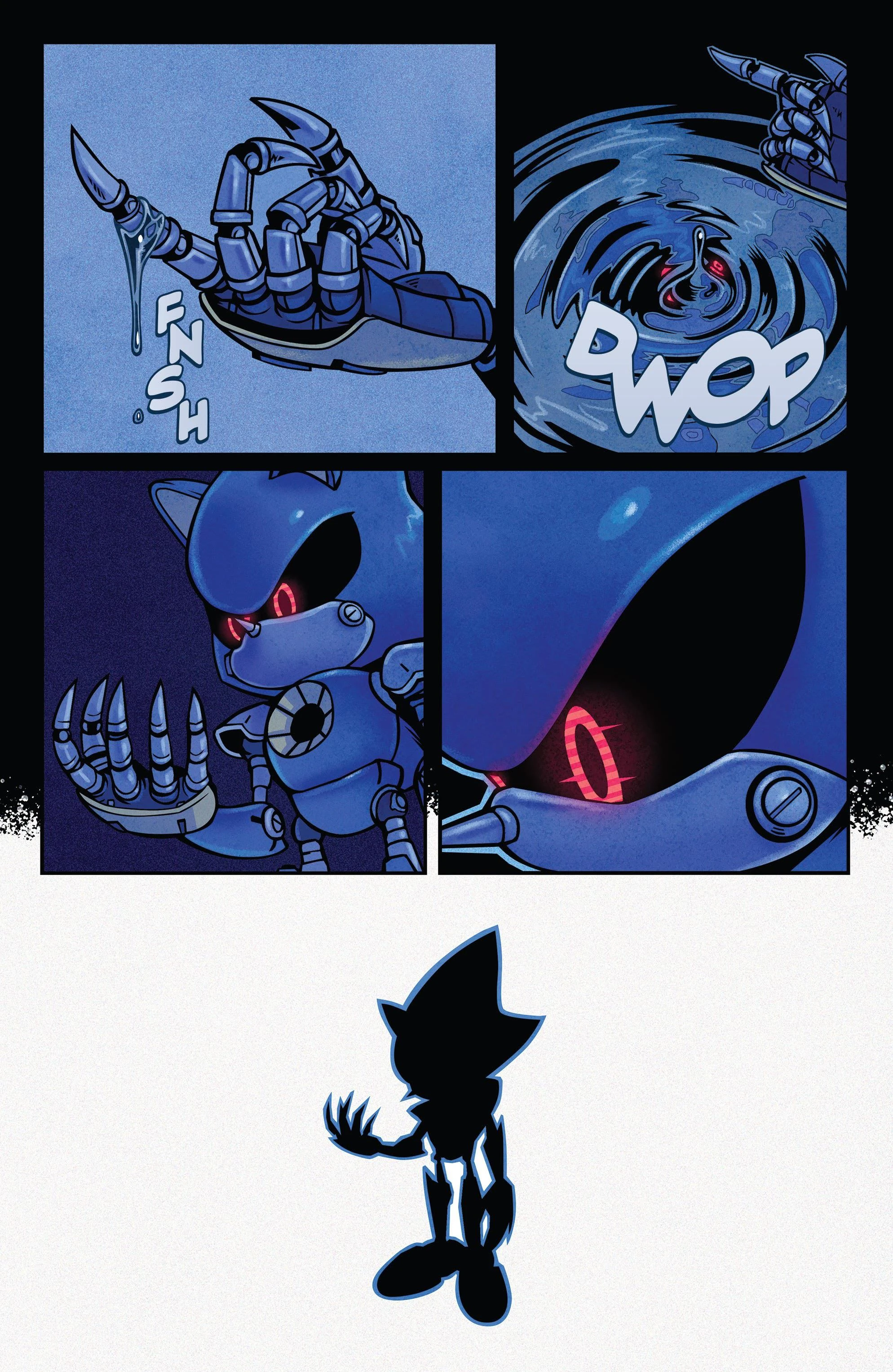 can we all just talk about the fact that metal sonic would risk ...