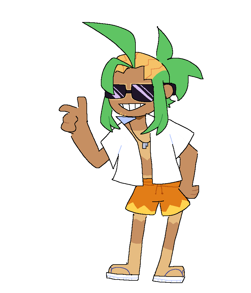 awesome pineapple toppin gijinka i made | Fandom