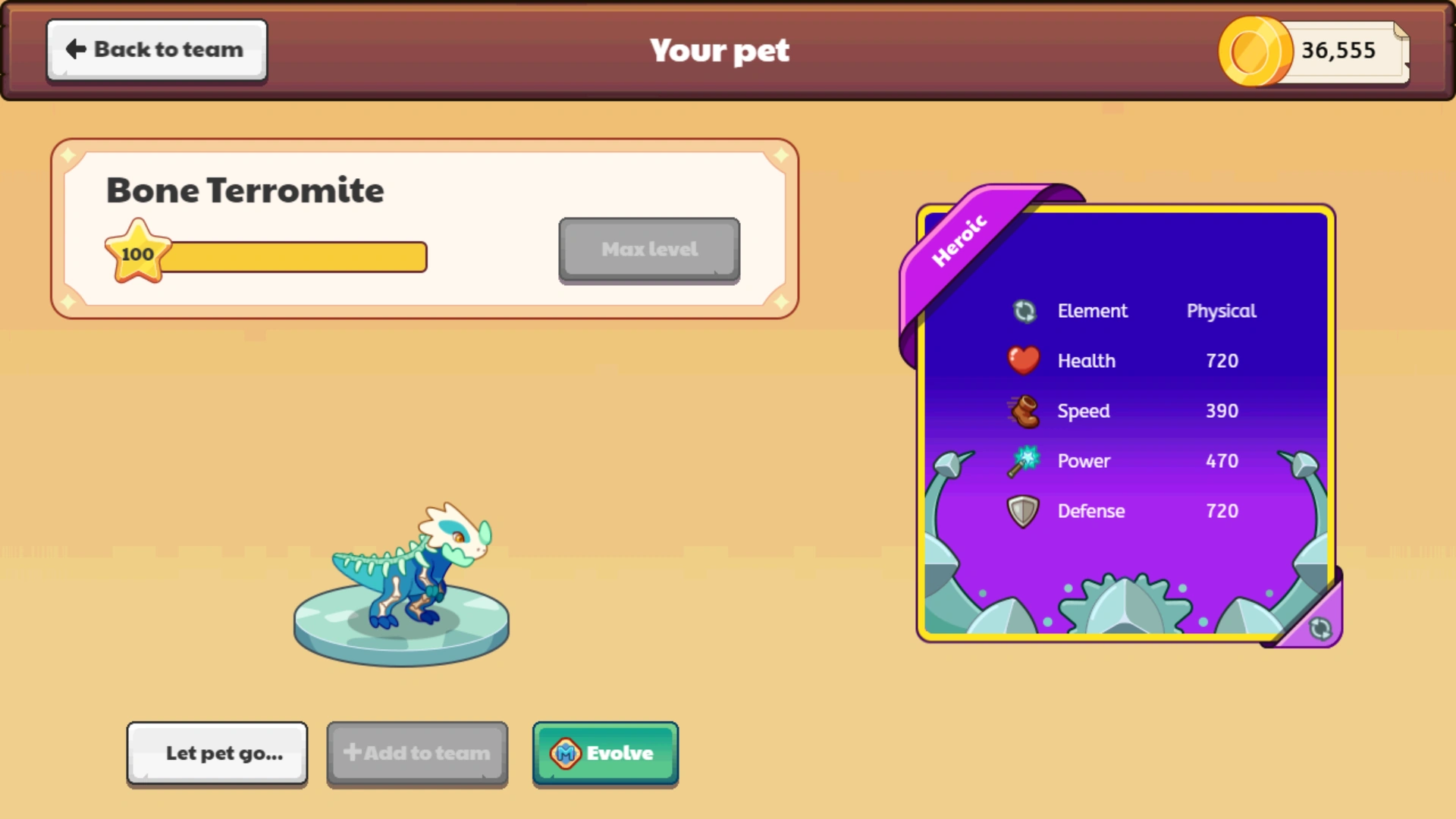 Bone Teromite Stats | Fandom