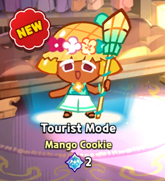 I got tourist mode mango cookie today! | Fandom