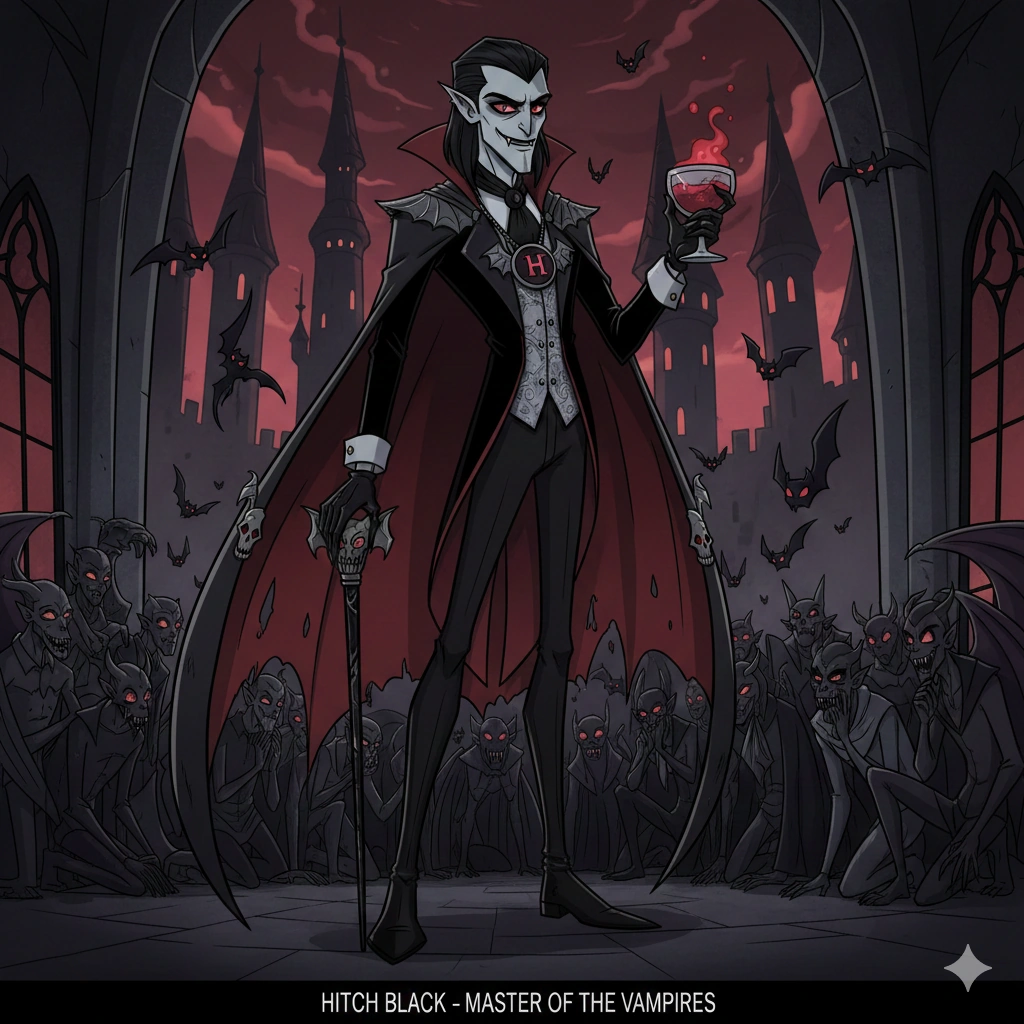 Say Hello to the Hazbin Hotel OC Character Hitch Black the Master of ...