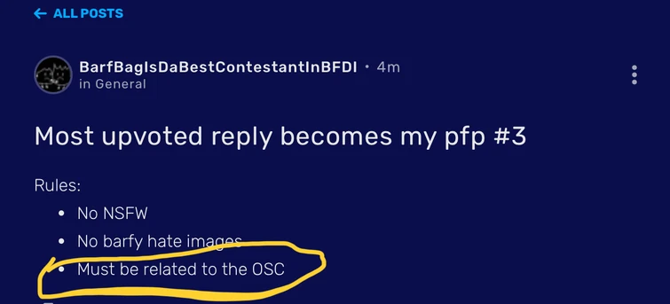 Most upvoted reply becomes my pfp #3 | Fandom