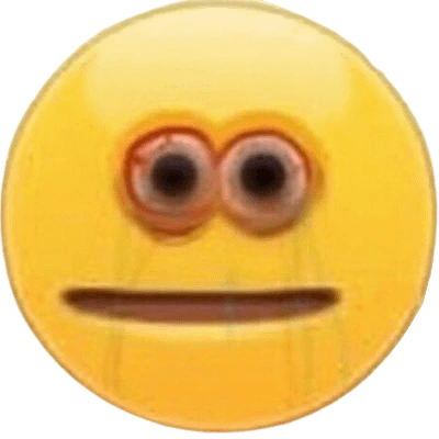 (srry for posting alot) I made the stressed emoji meme red and I ...