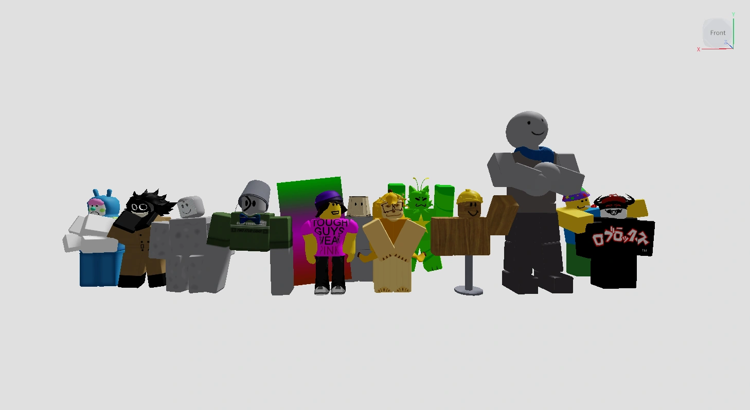 The Fanmade Renders of Main NPCs from Regretevator! | Fandom