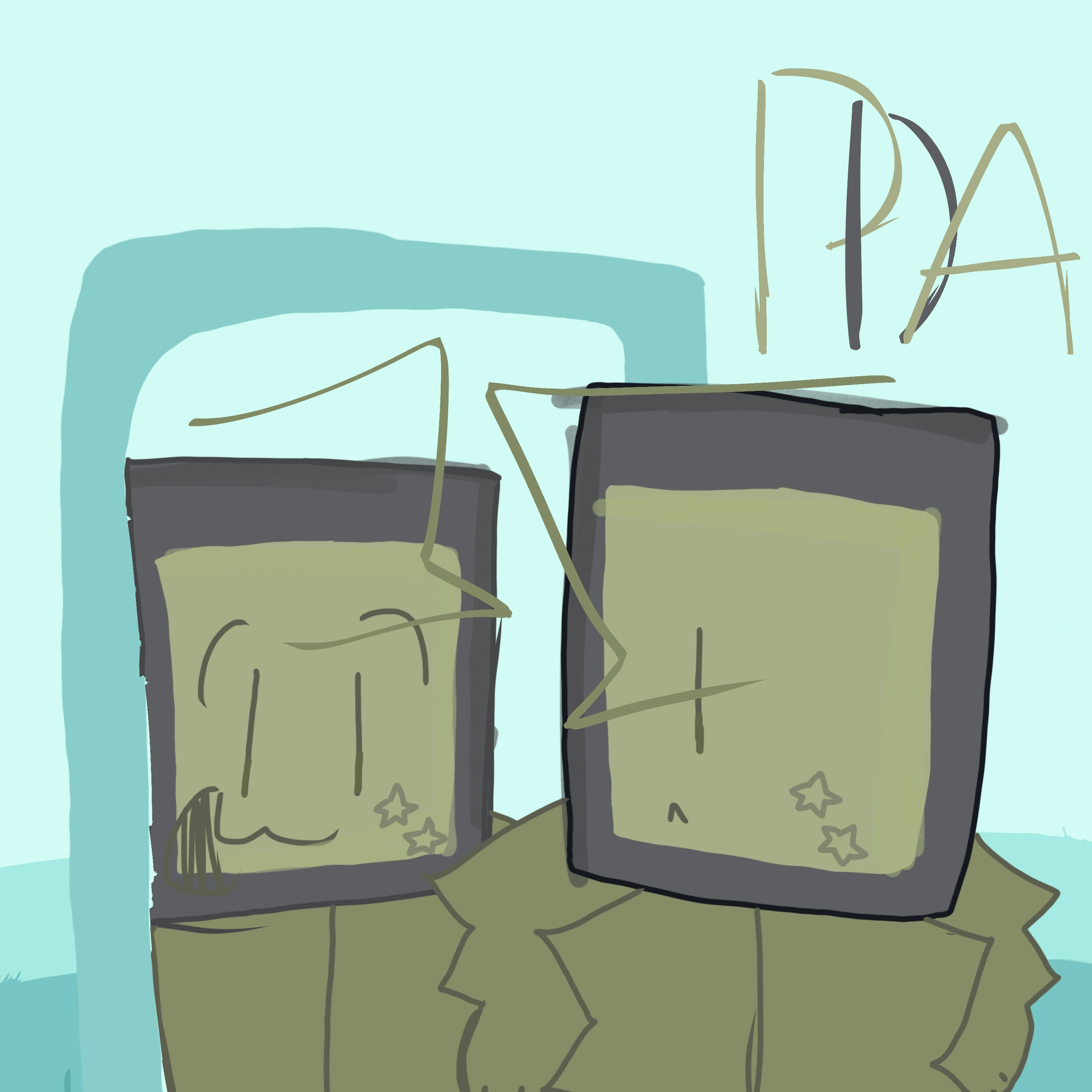 hi *pulls out a pda drawing | Fandom