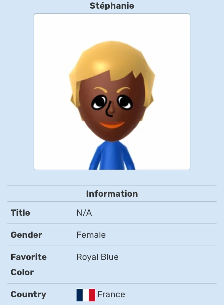 If the Miis were Pokémon Trainers: Stéphanie | Fandom