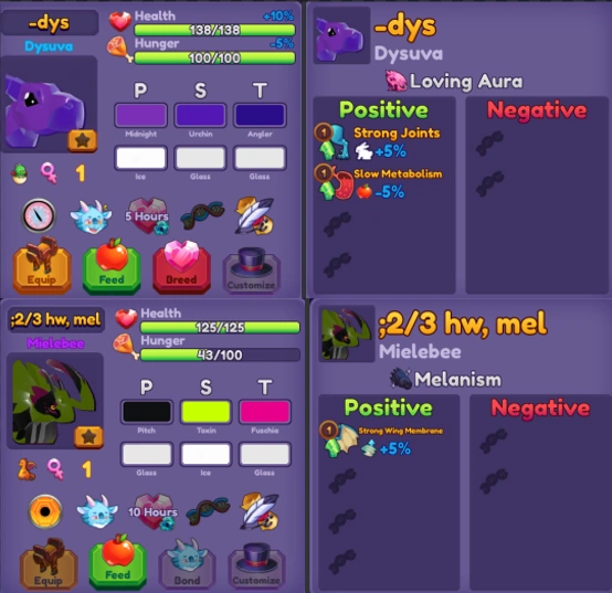 Selling loving aura bat and melanism bee! | Fandom