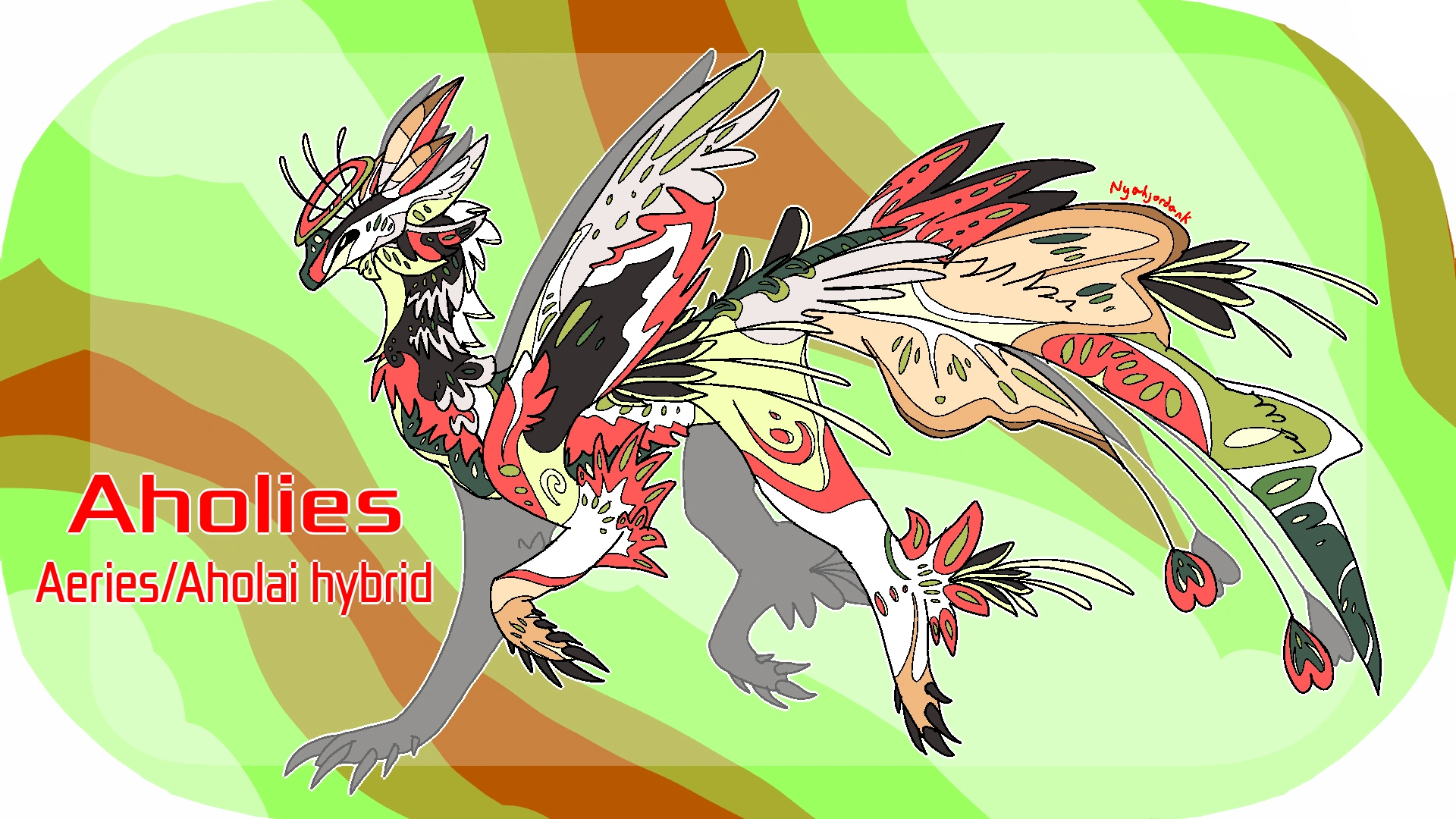Aereis / Aholai hybrid - drawing creature hybrids pt2 | Fandom