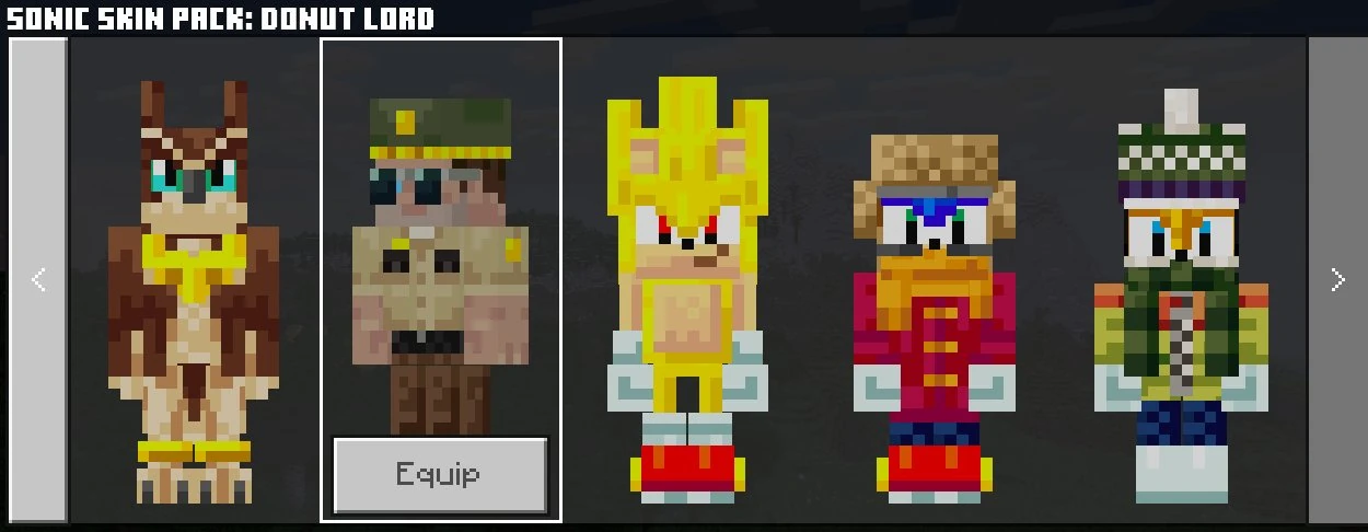 Donut Lord/Tom Wachowski is playable in the Minecraft Sonic DLC!! | Fandom