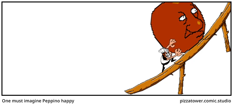 One must imagine Peppino happy | Fandom