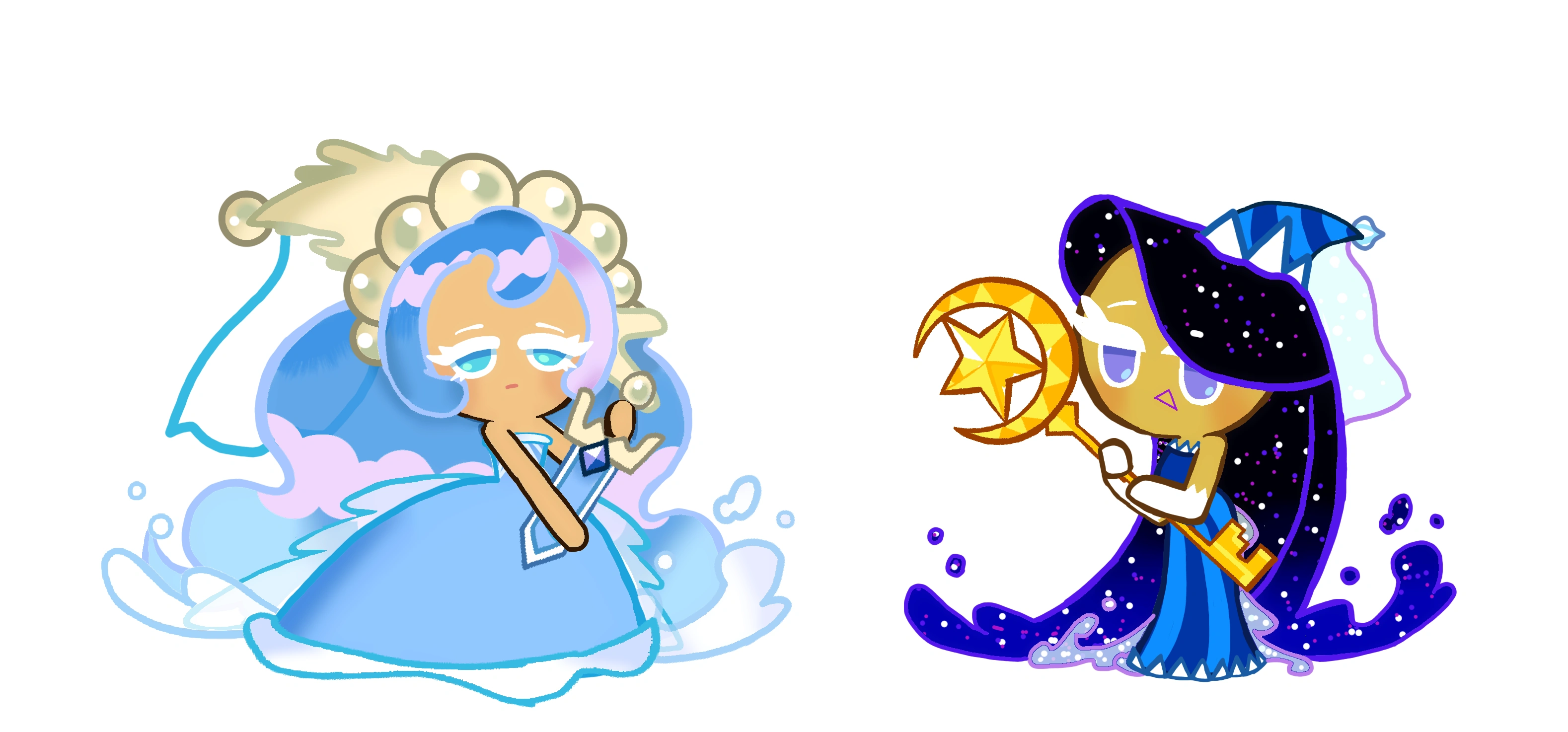 Moonlight cookie n sea fairy cookie swap.. [ITS DONE YUPIEEE] | Fandom