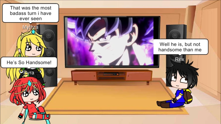 Pyra, Mythra and Rex reacts to Ultra Instinct Goku (Gacha Club) | Fandom