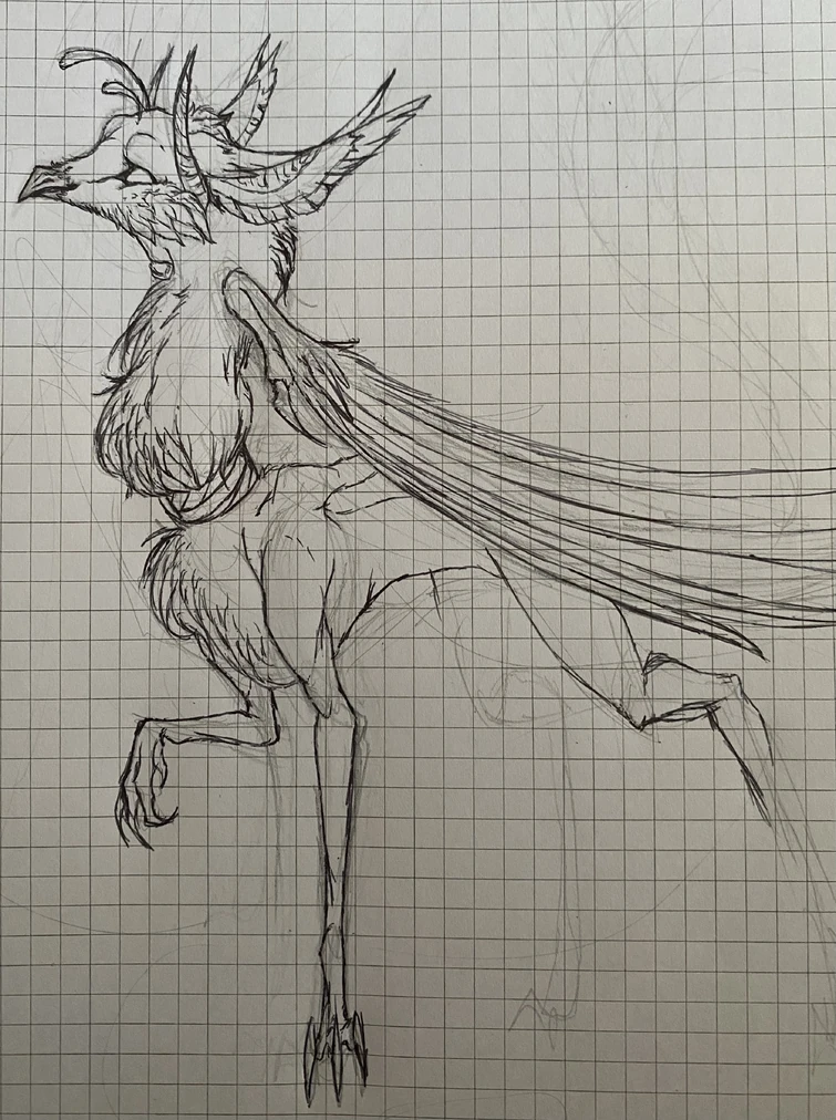 Redrawing an old concept creature I made | Fandom