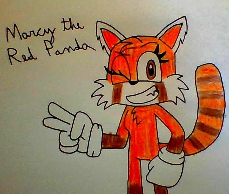 My Sonic OC: Marcy the Red Panda 🔴🐼 | Fandom