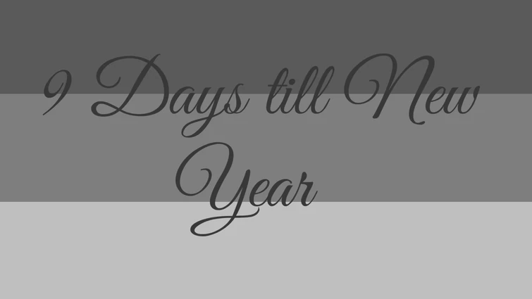 9 Days till New Year! | Fandom