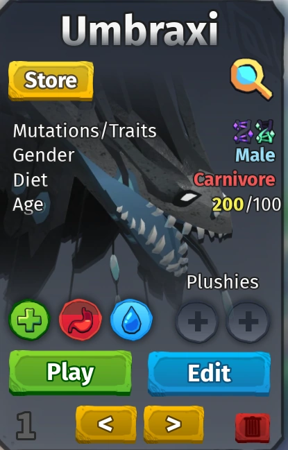 Auctioning! Gt+ Shadow Traitless umbraxi! | Fandom