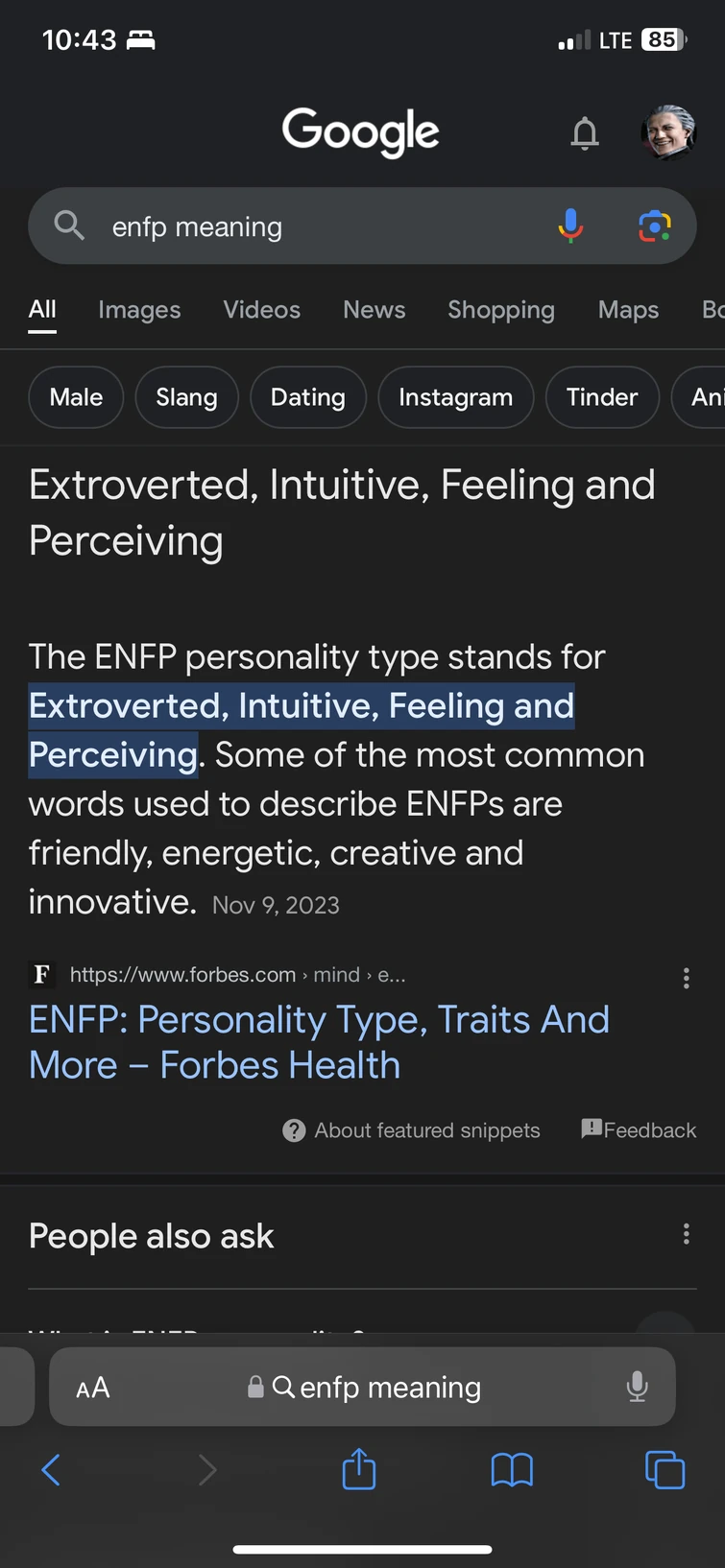 Uhhh just took my MBTI test | Fandom