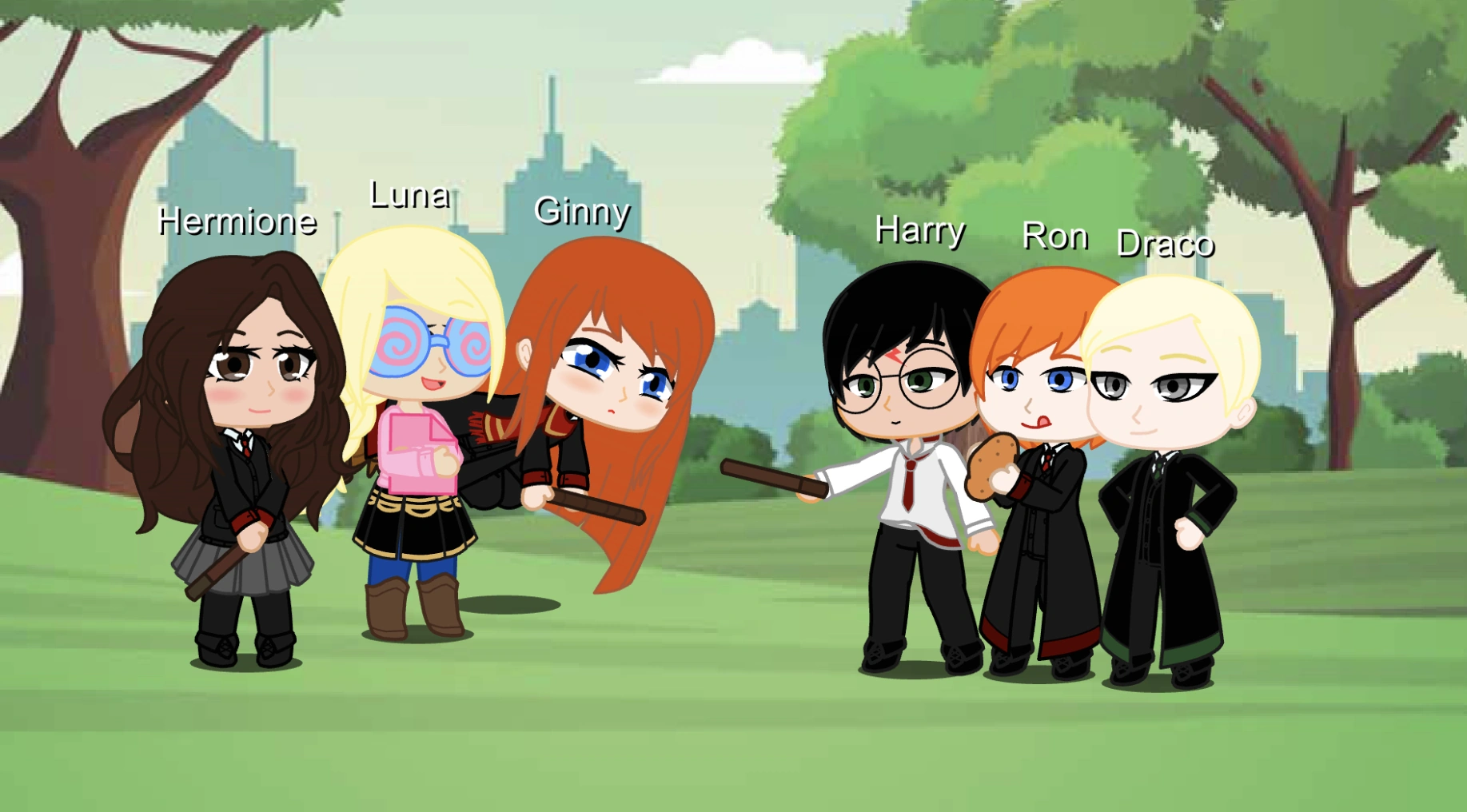 I made Gacha HP characters | Fandom