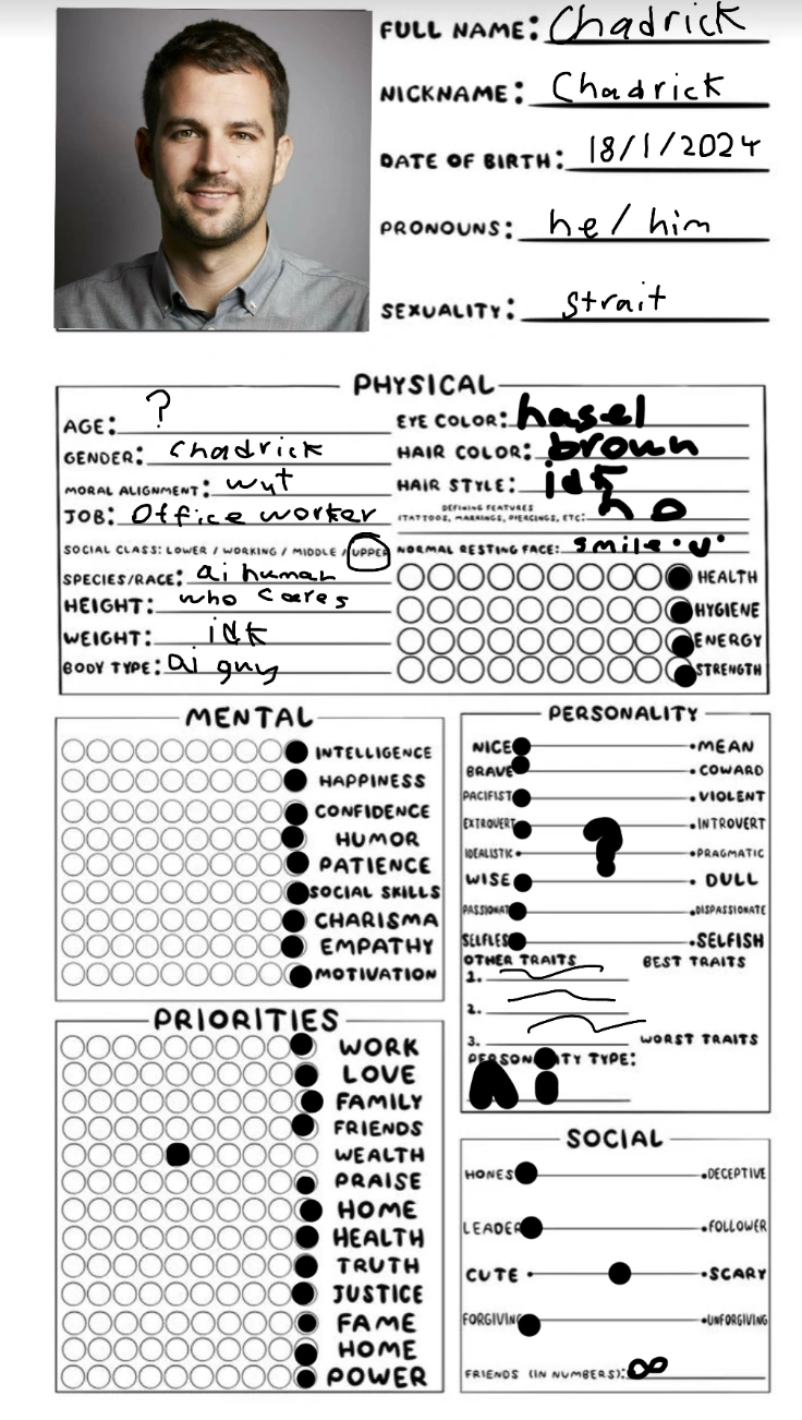 Get to know Chadrick | Fandom