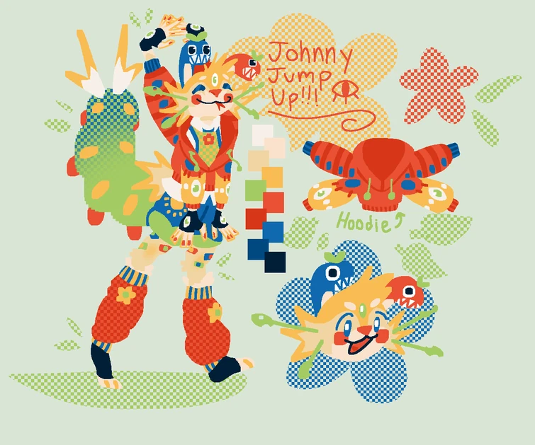 Johnny Jump Up 🌼👁️ - Weird/Kidcore Adopt (TW EYES AND BRIGHT COLORS) | Fandom