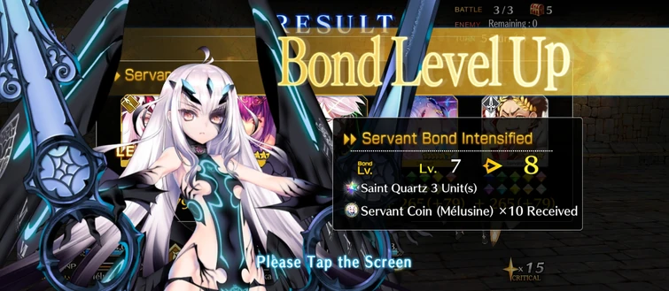 Mélusine is now at Bond level 8. | Fandom