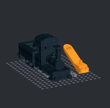 (Time Capsule) 0-4-0 Tender Engine Lego Moc | Fandom