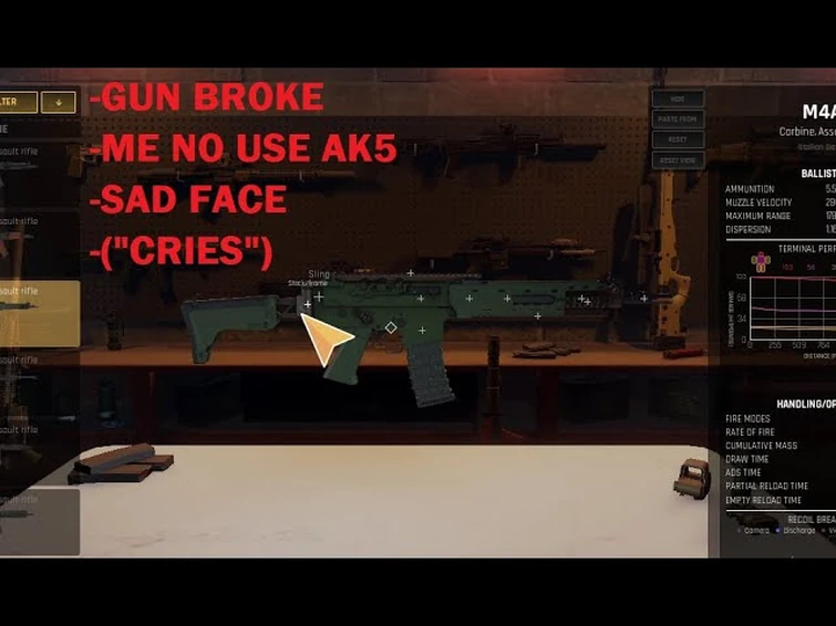 2 weeks ago I made a post about Ak5 handguards, now the gun is entirely broken | Fandom