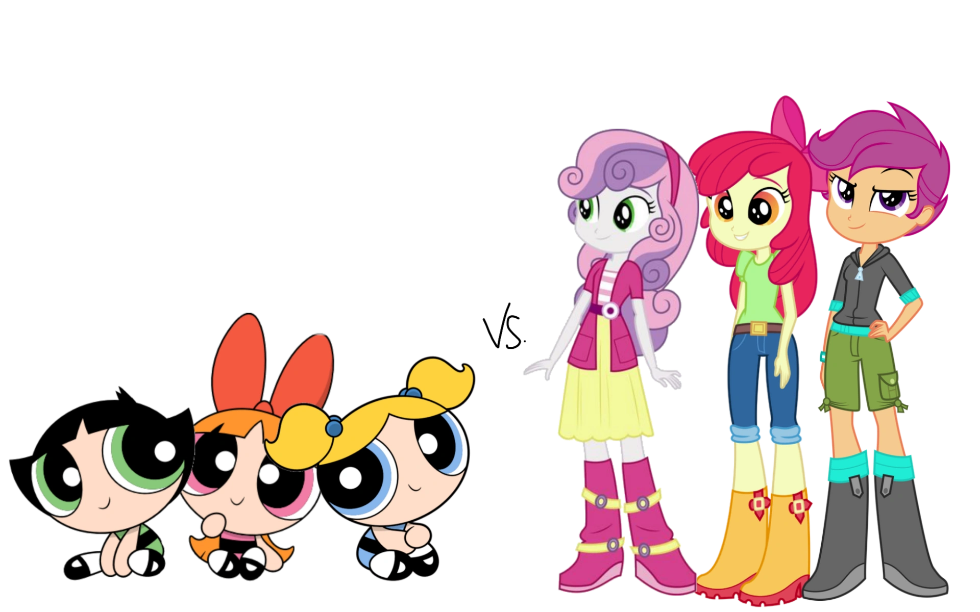 Trio vs Trio: The Powerpuff Girls vs The Cutie Mark Crusaders | Fandom