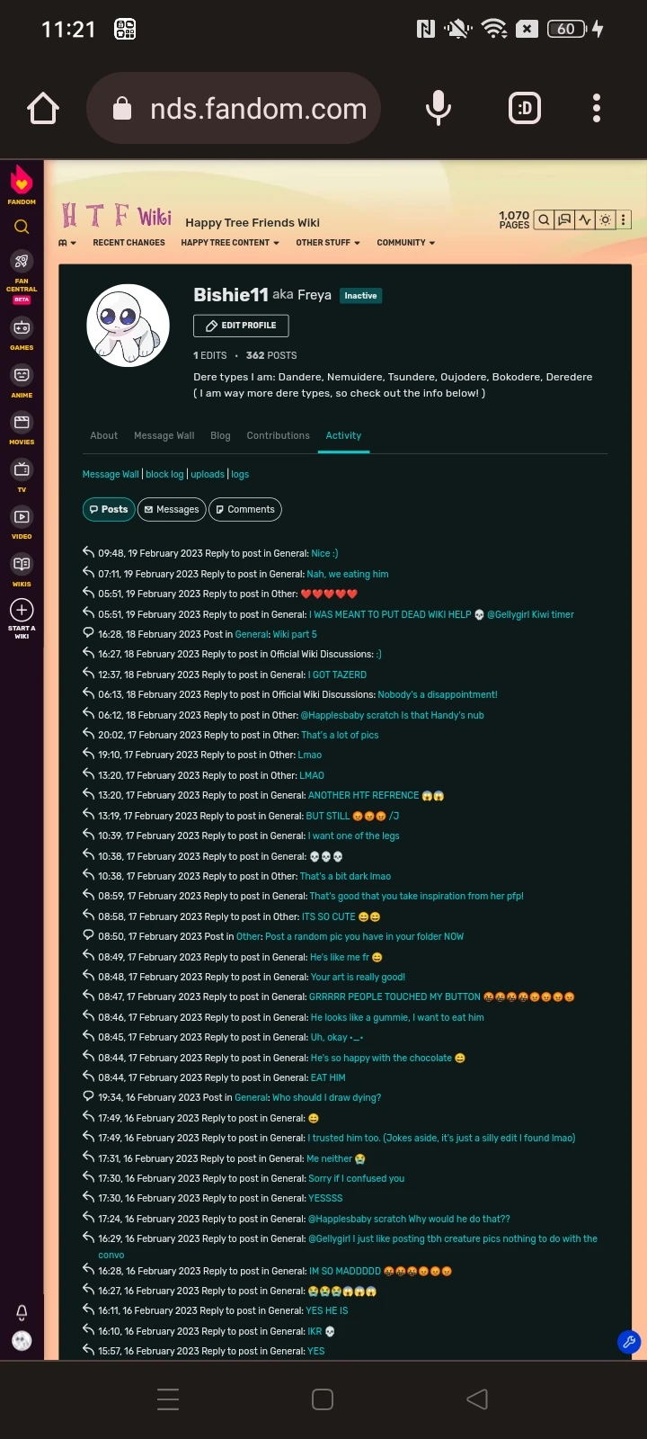 How tf am I inactive, | Fandom