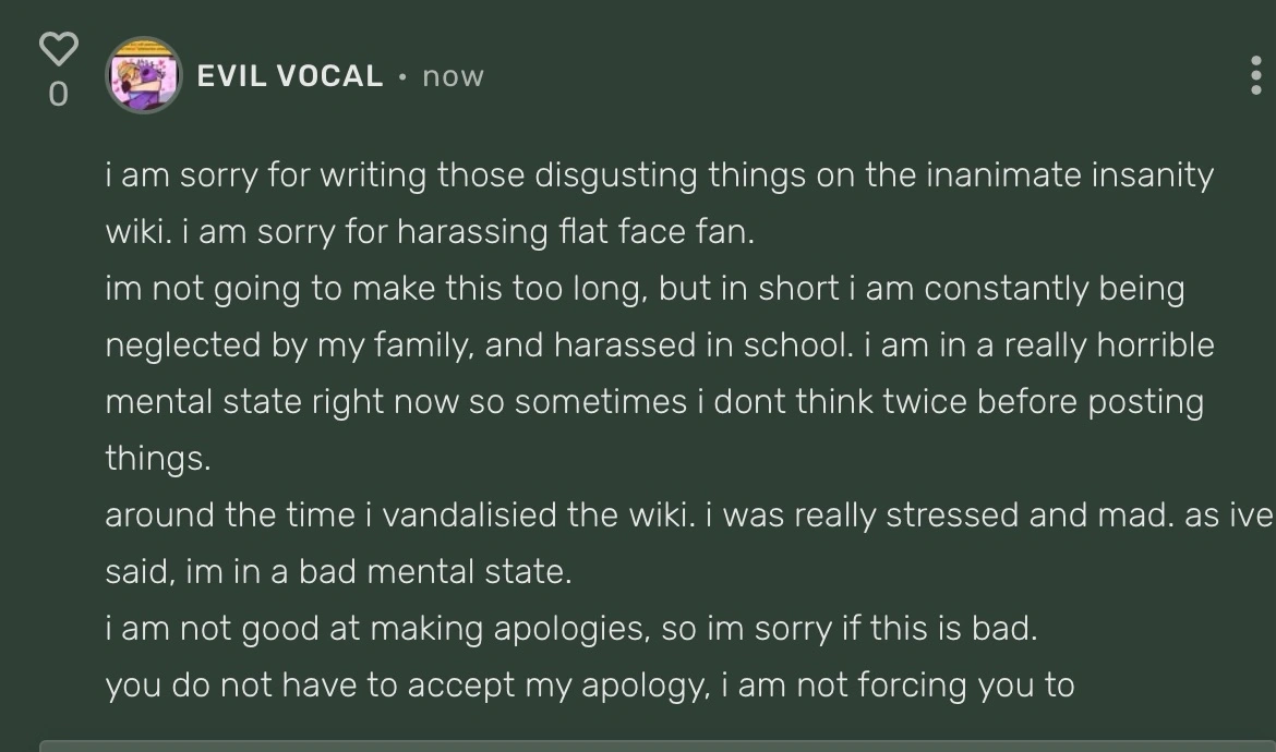 Worst. Apology. Ever. | Fandom