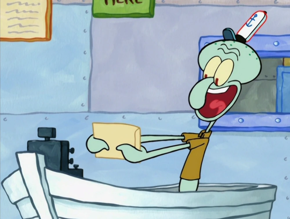 What mail did Squidward get? (wrong answers only) | Fandom