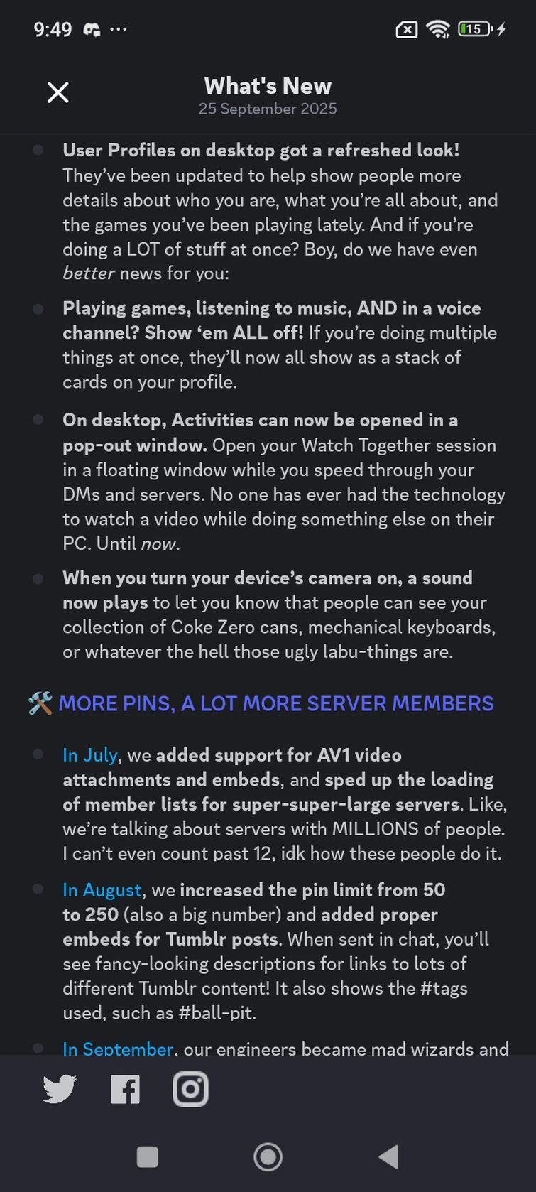 Discord update core | Fandom