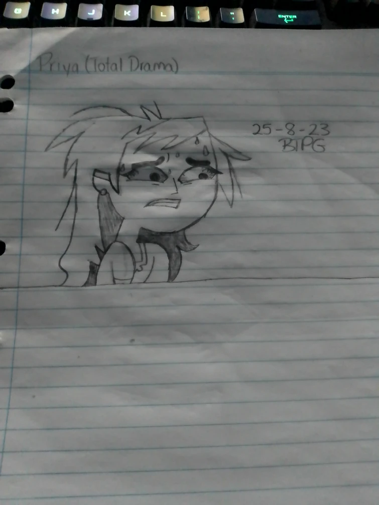 Priya being "dehydrated" drawing | Fandom