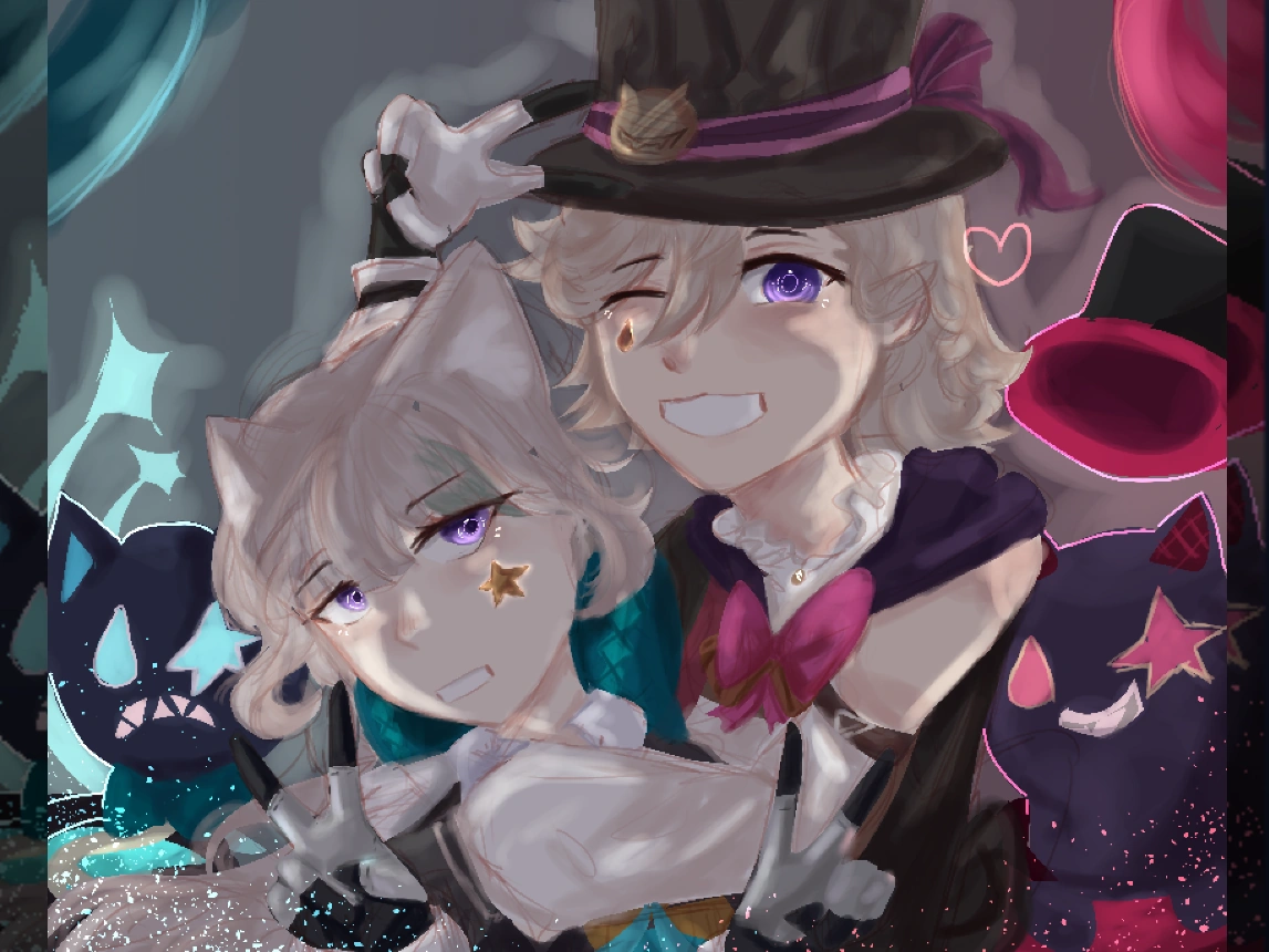 Lyney and Lynette Fanart | Fandom