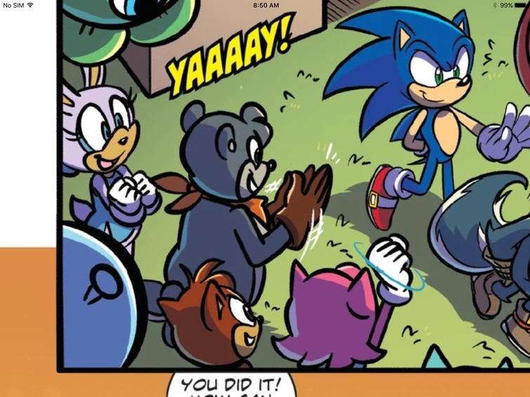 Aren't these cheering animals next to Sonic the Witchcarters? | Fandom