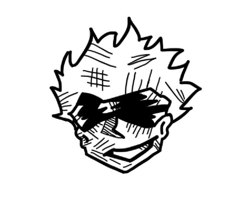 here is a really trash drawing of gojo | Fandom