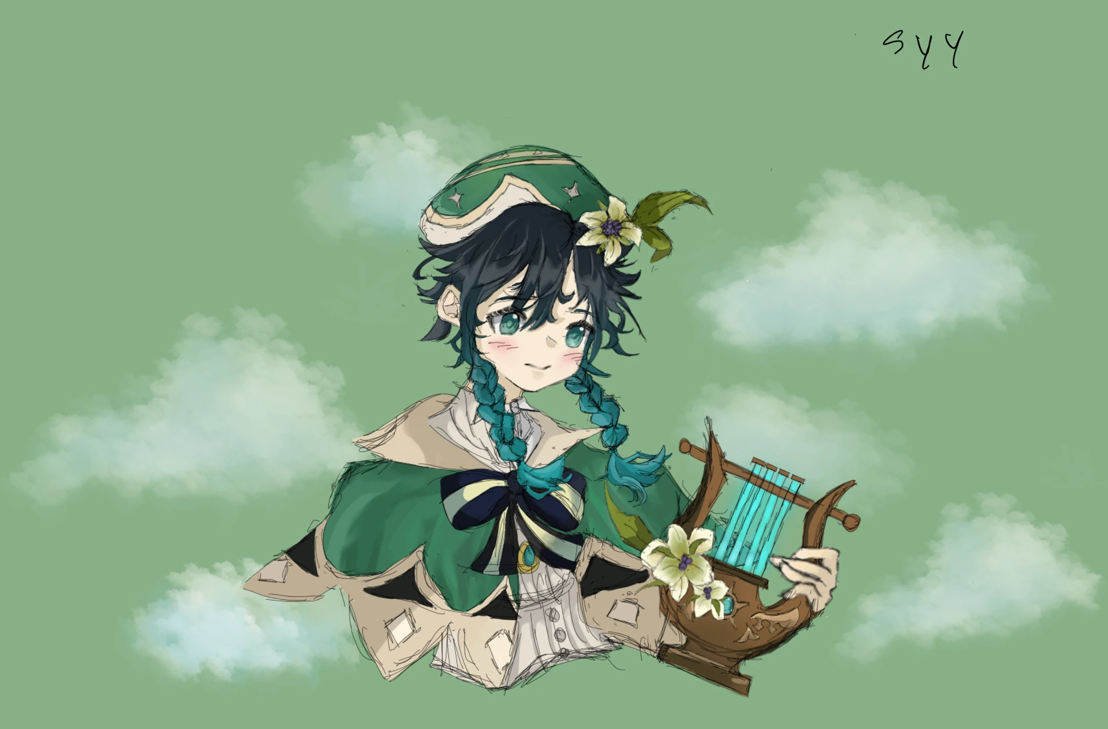 venti art done | Fandom