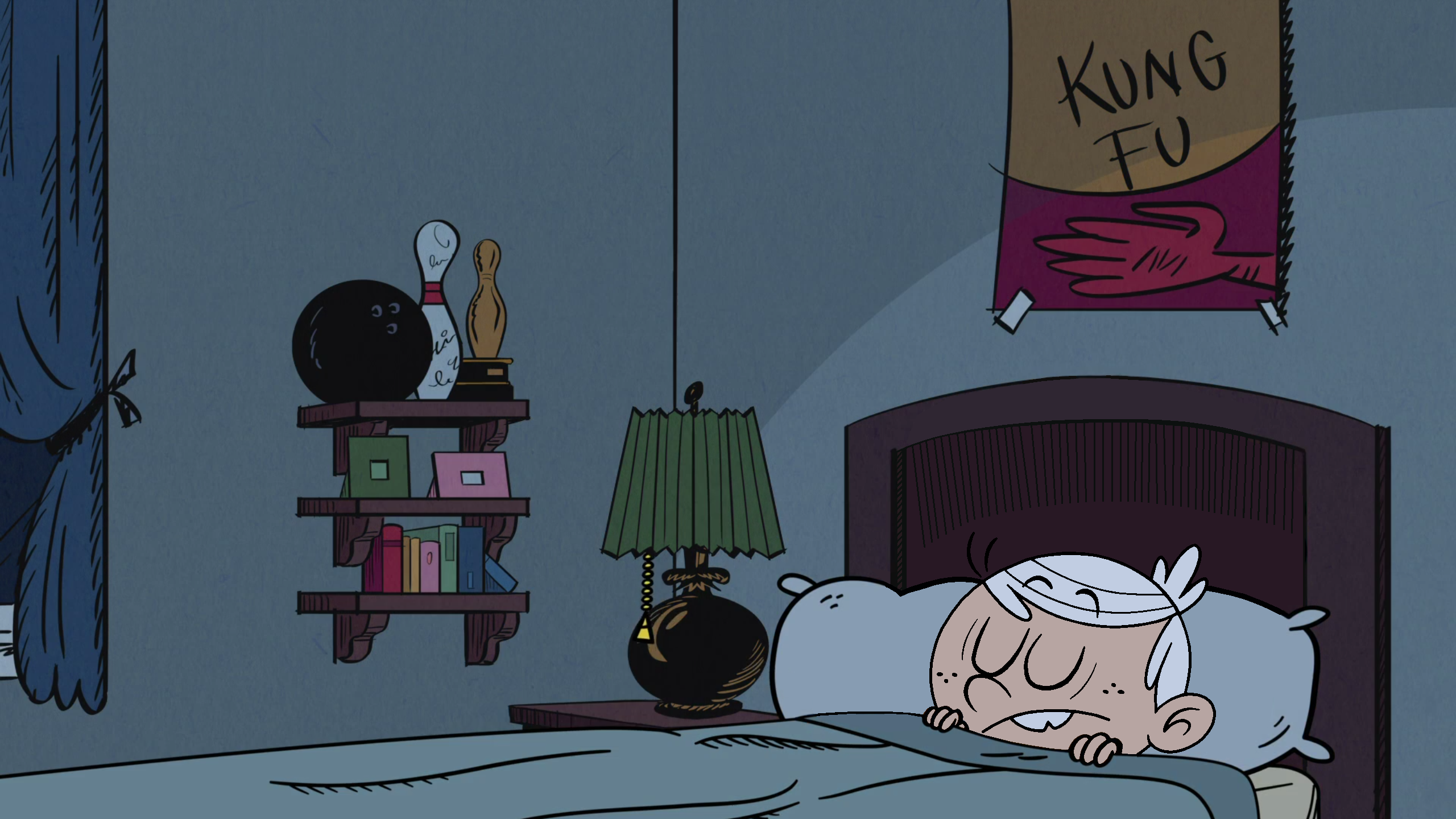 Lincoln Loud is sleeping on Clyde's Bed in the Clyde McBride's Bedroom | Fandom