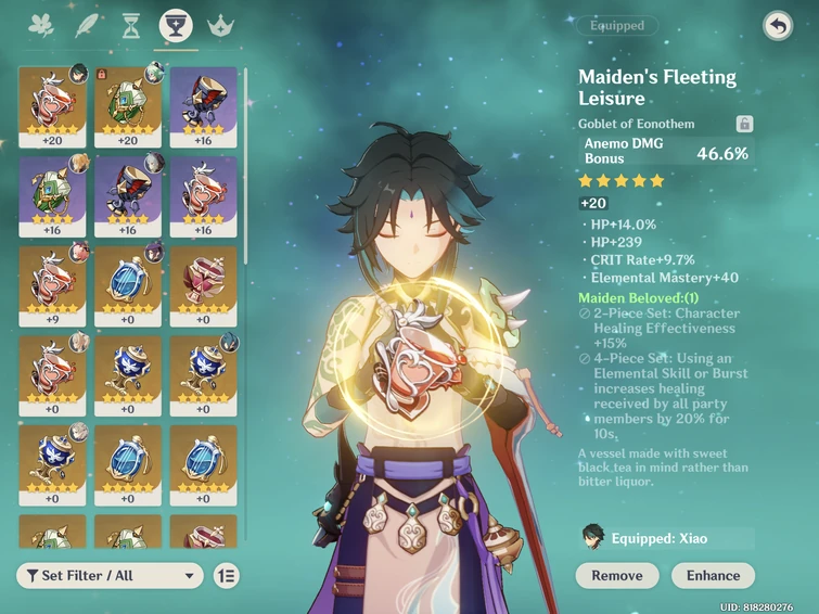 My Xiao build (In Progress) | Fandom