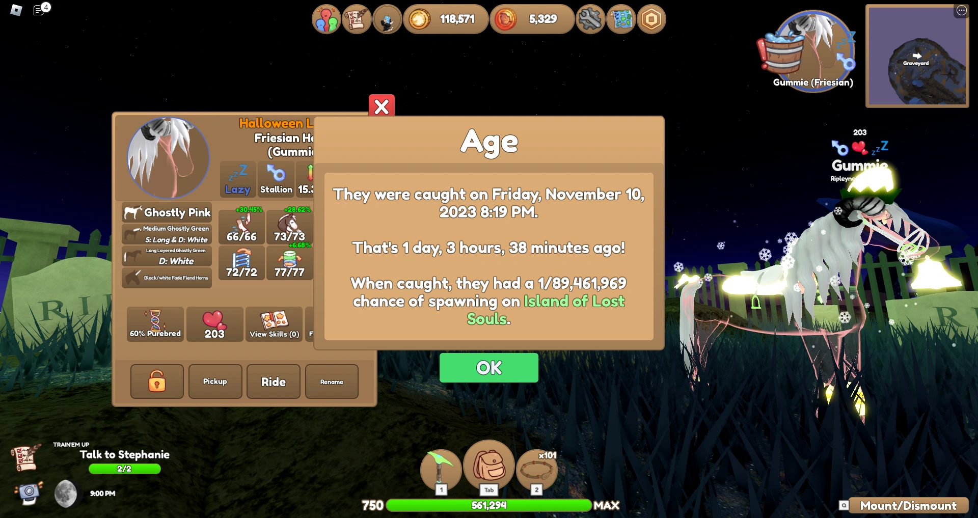 Found a Pink Ghost Fri with white/black Fade Horns! :D | Fandom