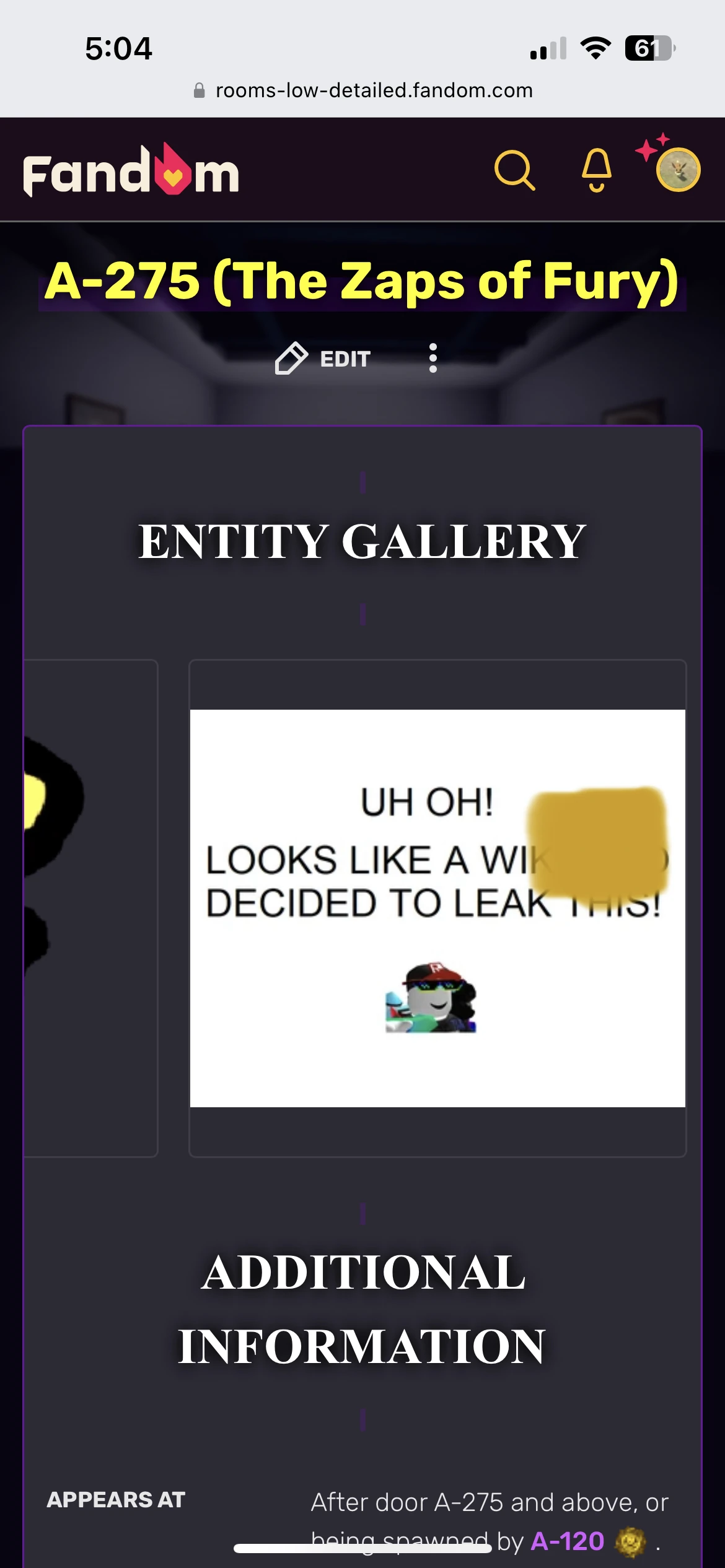 Was there a A-275 design that isn’t permitted to be in the wiki? | Fandom