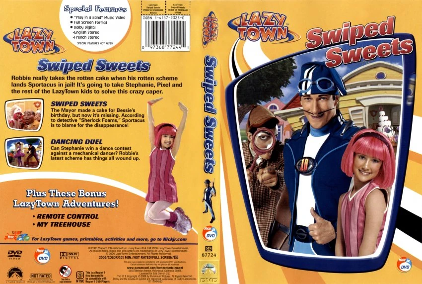 LazyTown: Swiped Sweets VHS/DVD (NICKDVD2006) | Fandom