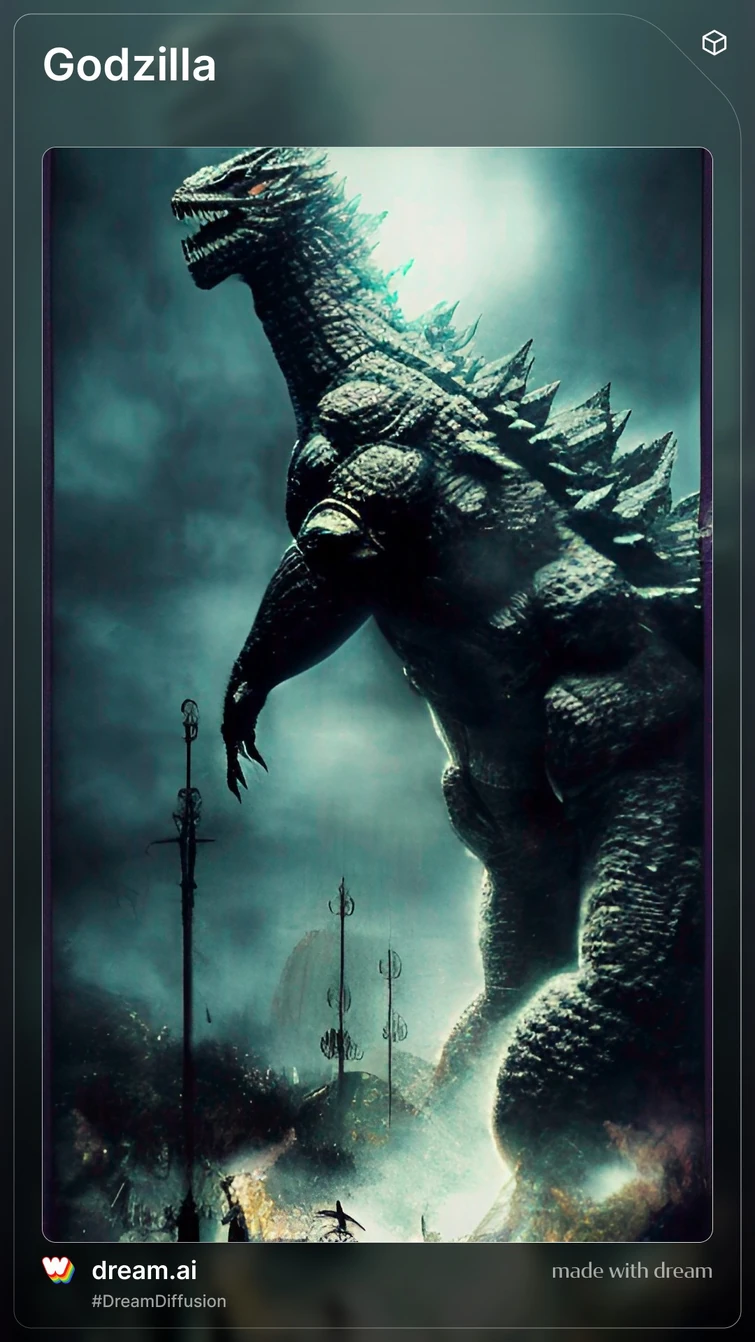 Frostbite Godzilla but an AI created it | Fandom