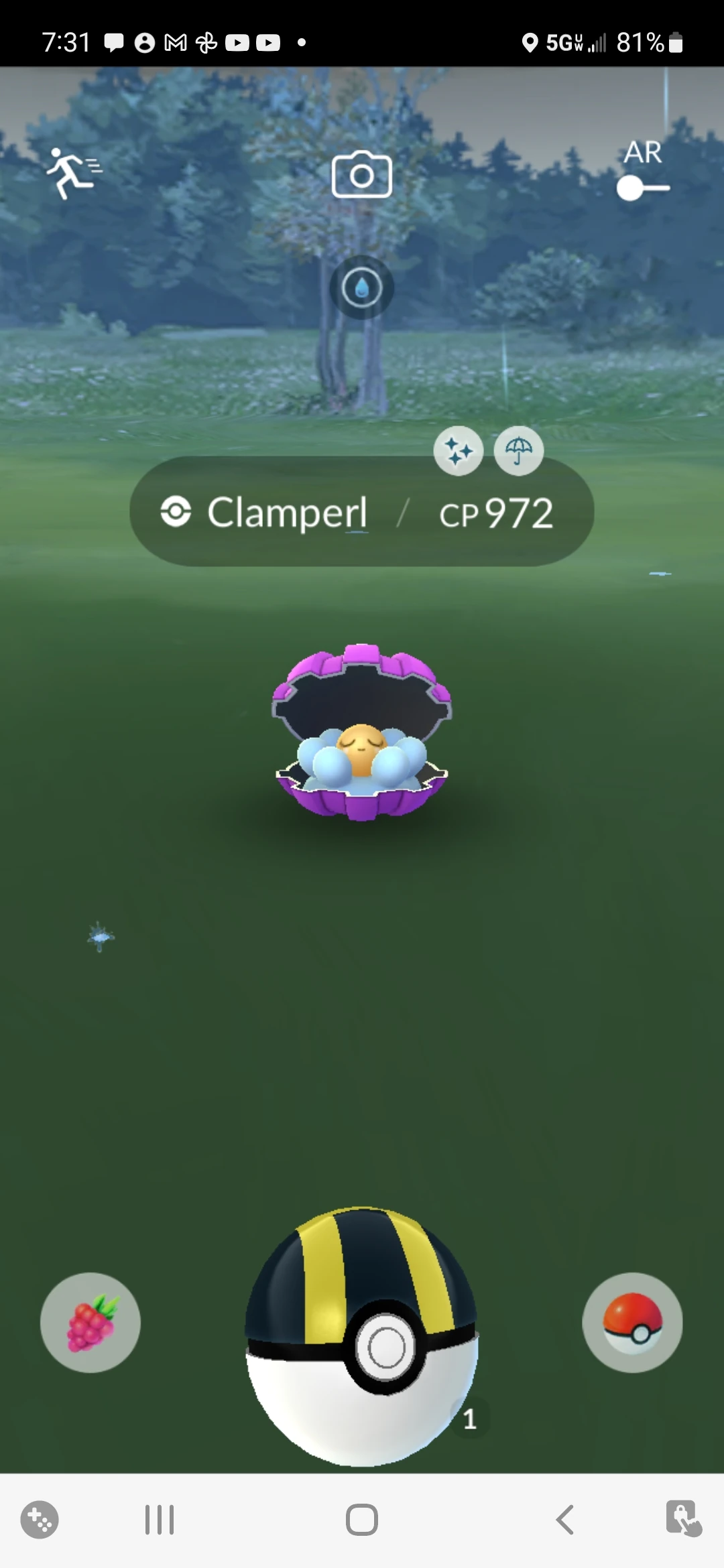 Up to 4 Shiny Clamperl. What's the chance that 2 of them will each ...