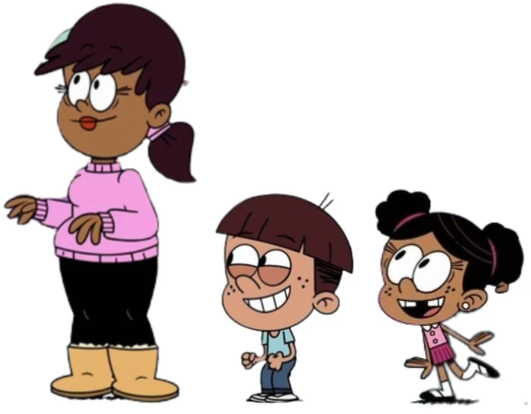 Here is a picture of an unnamed mom, an unnamed boy & an unnamed girl ...