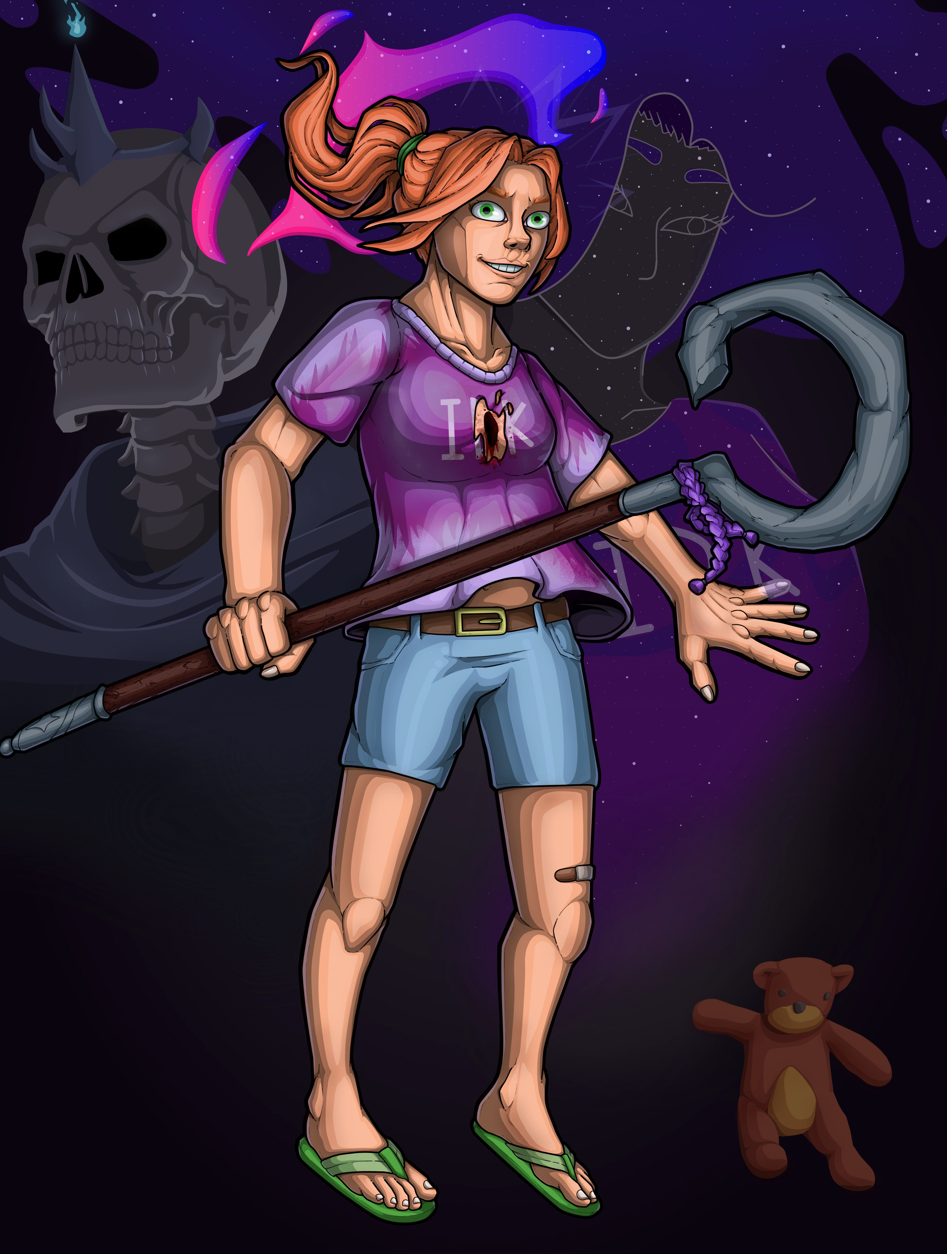 Thoughts on this fanart I did of St. Kristen Applebees (Fantasy High ...