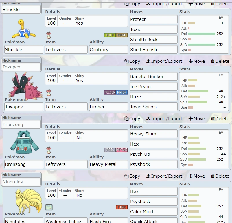 I redid my Poison Stall Team :) | Fandom