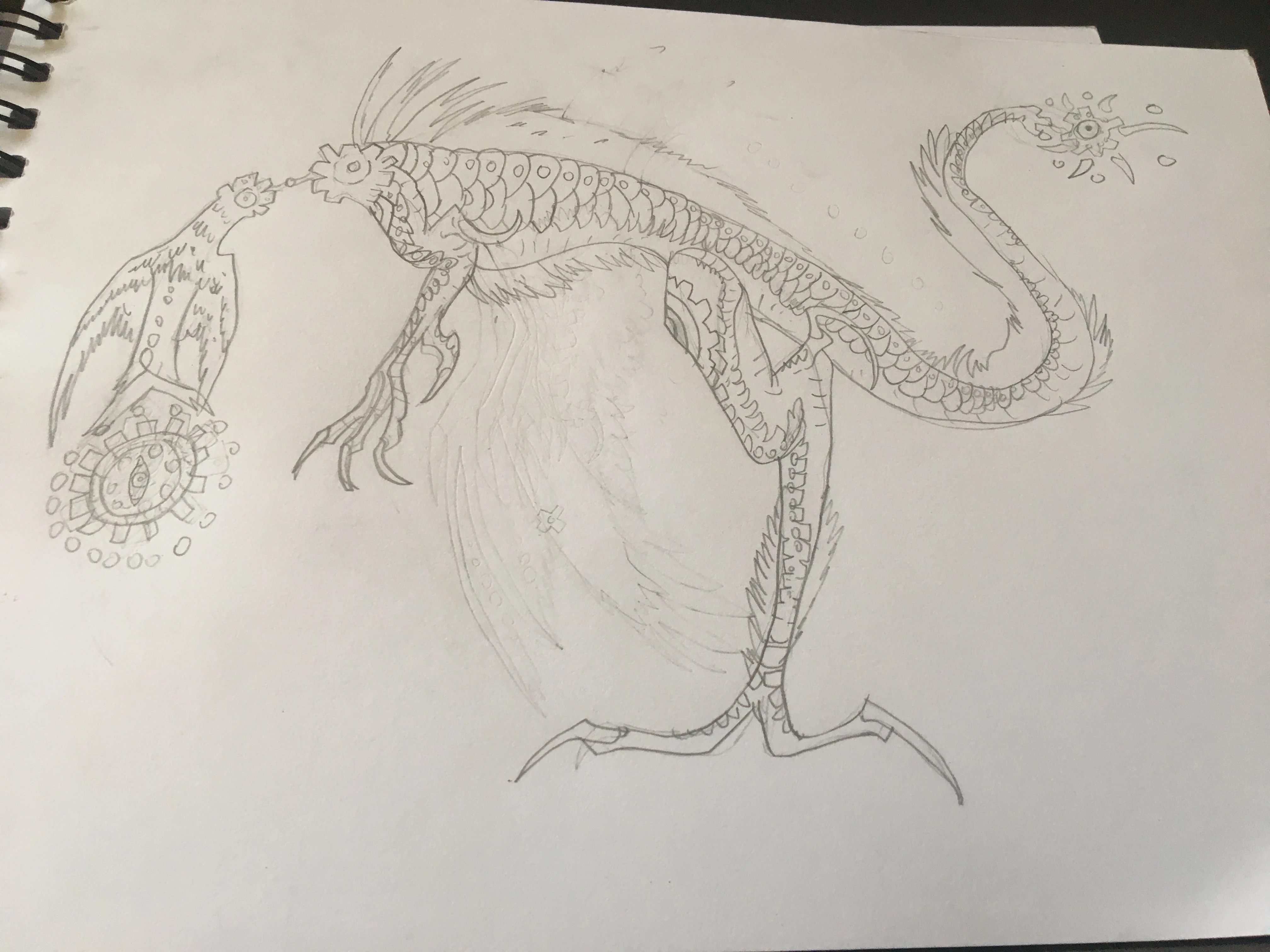 all of mah traditionally drawn fan creatures (well, at least the ones I ...