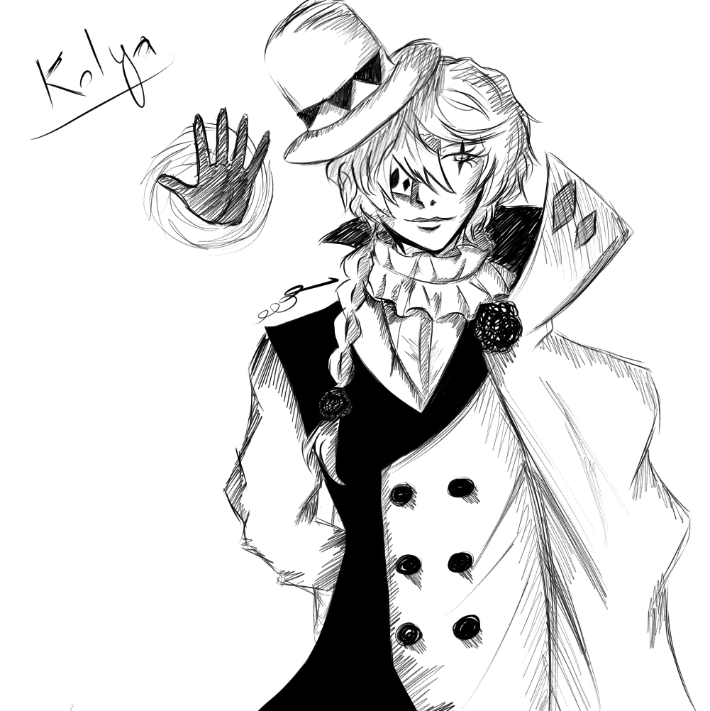 guyyyyssss i drew nikolai…..again…!!!! | Fandom