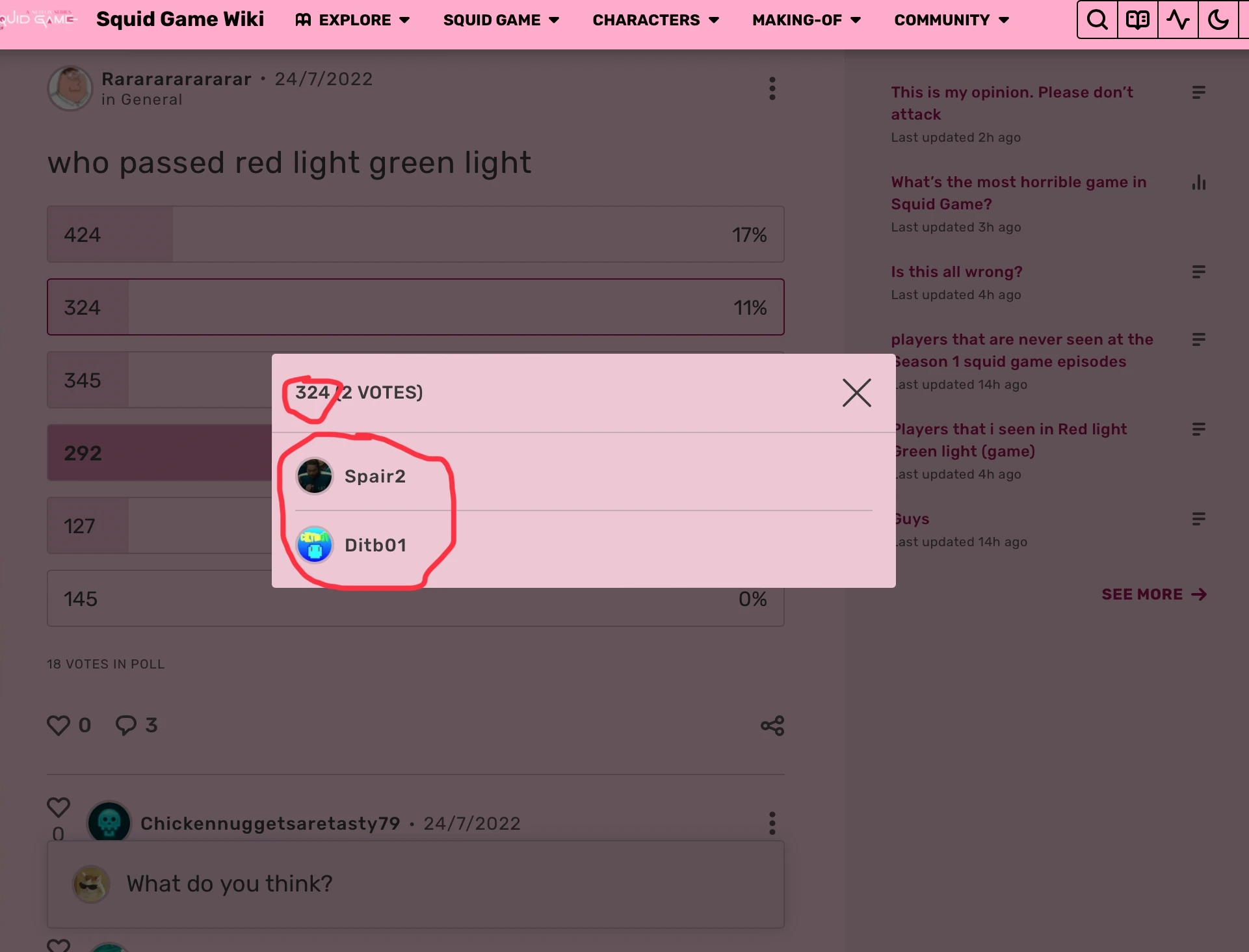 How the hell do we know Player 324 survived Red light Green light? 😂😂😂 ...